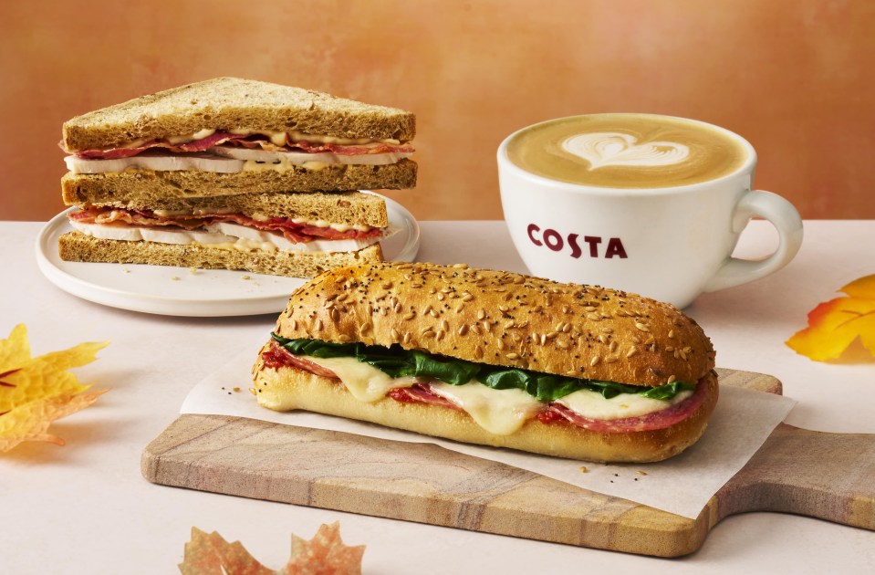 Costa Coffee launches autumn menu: what's new in the café - all the ...