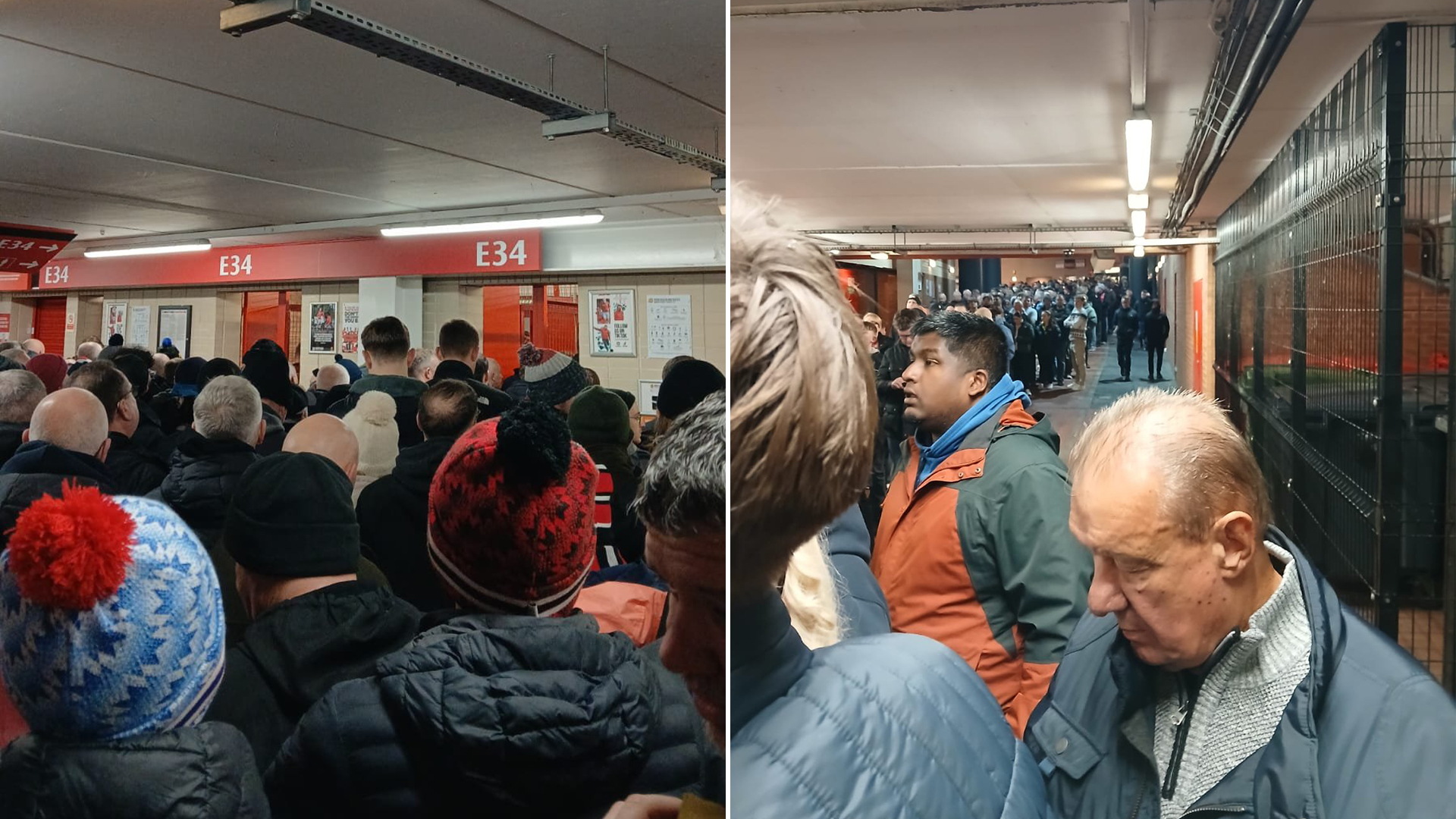 Delays at the Turnstiles of Old Trafford: Hundreds of Manchester United ...