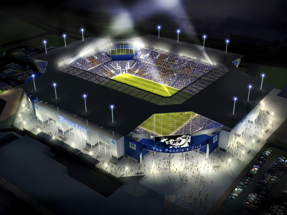 Everton planned a different stadium: how the plans for 800 million were ...